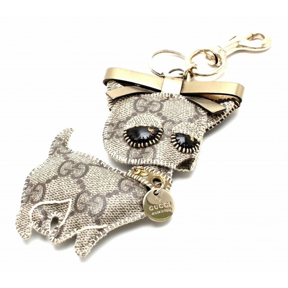 Gucci | Bags | Gucci Gg Plus Chihuahua Dog Keychain Brown | Poshmark